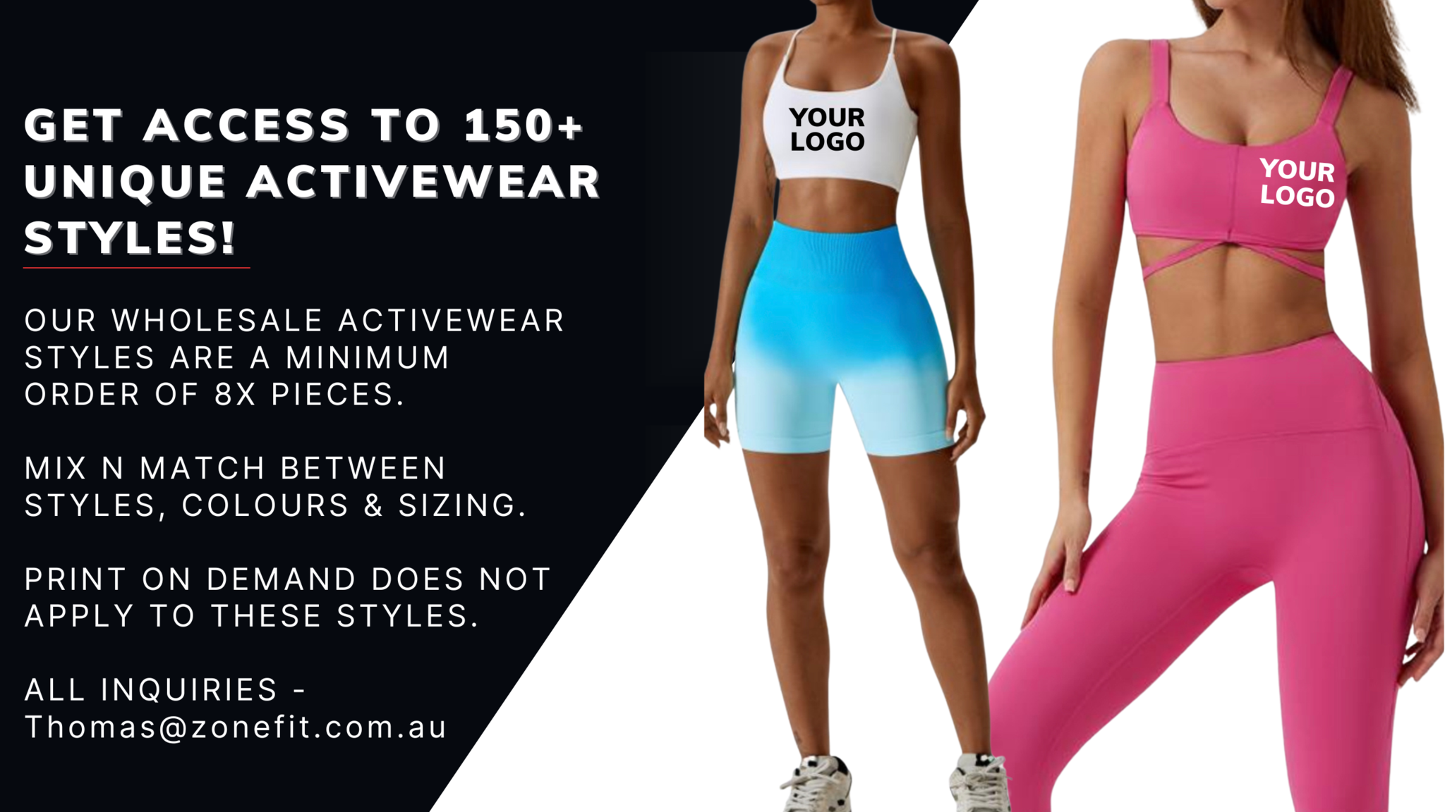 Custom Gym Wear & Activewear | Premium Branded Fitness Apparel Zonefit